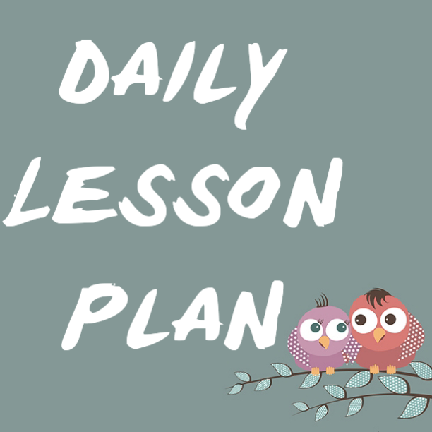 I am a Teacher: Daily Lesson Plan